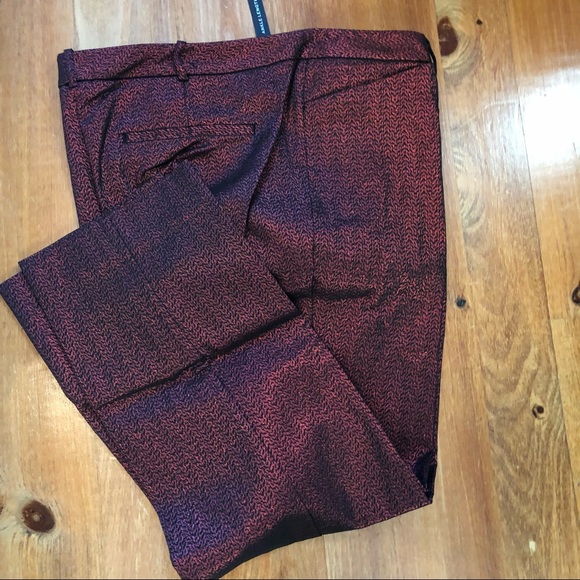 Worthington | Pants & Jumpsuits | Red Shimmer Ankle Pants | Poshmark